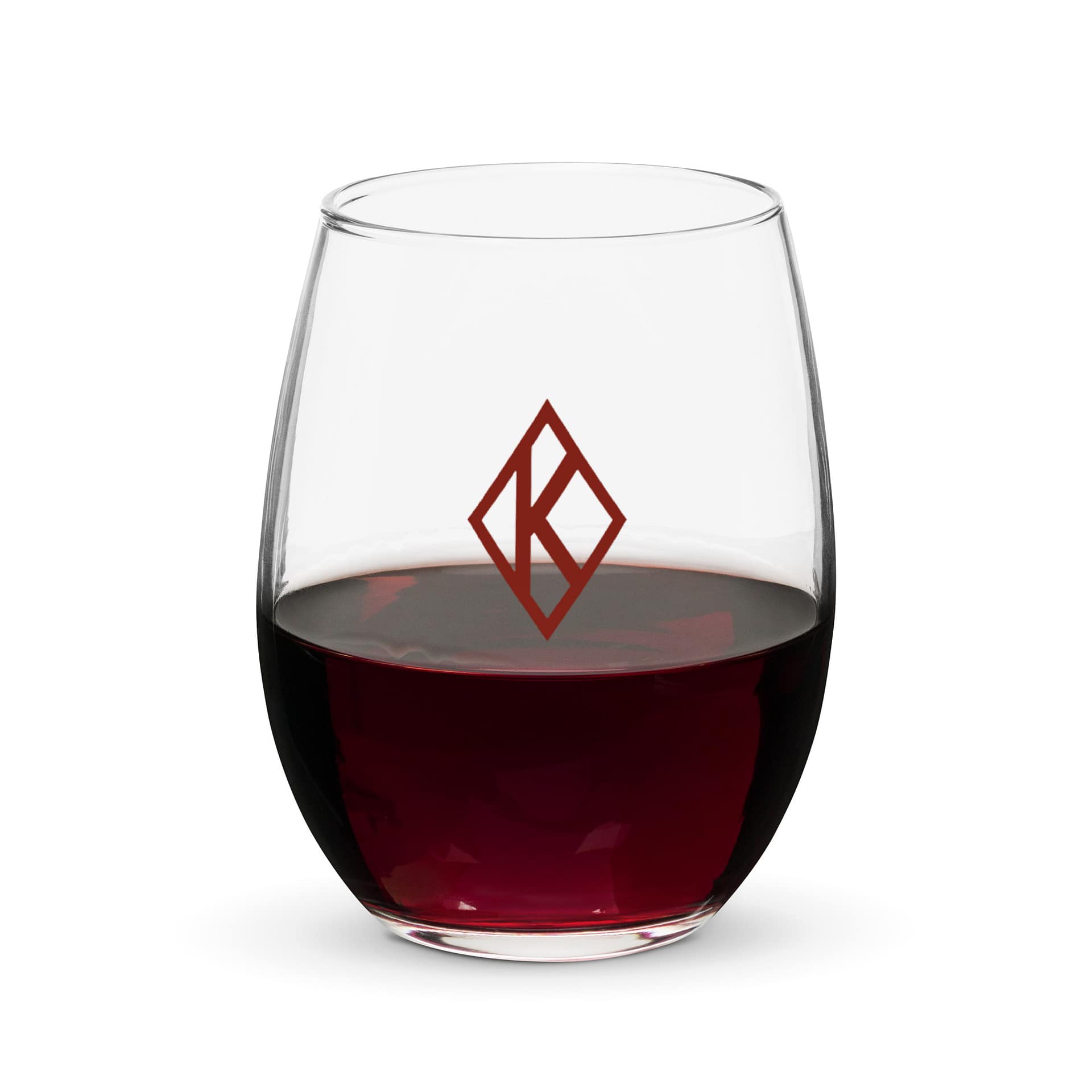Kappa Diamond - Stemless wine glass - Kustom Kaps